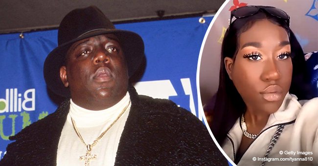 Notorious Bigs Daughter Tyanna Looks Beautiful Showing Her Voluptuous Lips And Dreamy Gray Eyes