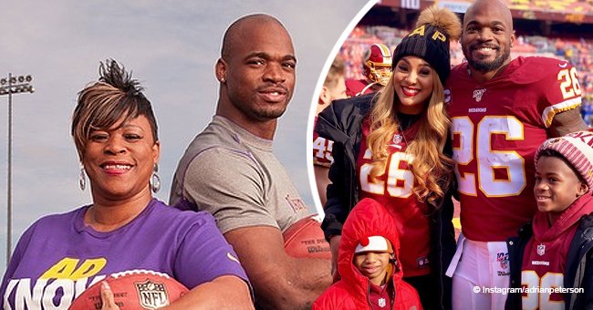 Meet NFL Player Adrian Peterson's Family Who He Loves to the Moon and Back