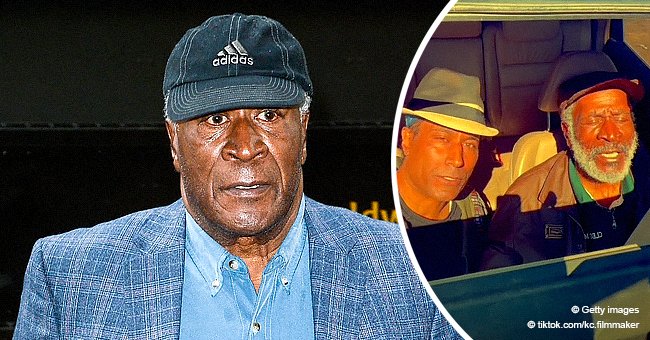 John Amos & His Look-Alike Son KC Sing in TikTok Video Sitting in a Car ...