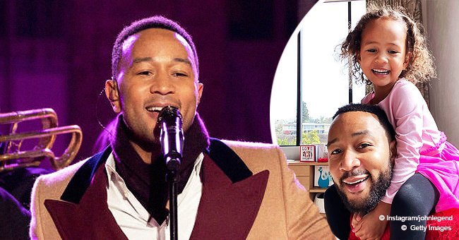 John Legend Steals Hearts Posing with Cute Daughter Luna as He Calls ...