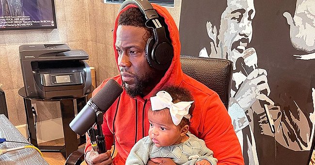 Kevin Hart's Baby Kaori Sits on His Lap as He Jokes about Her Learning ...