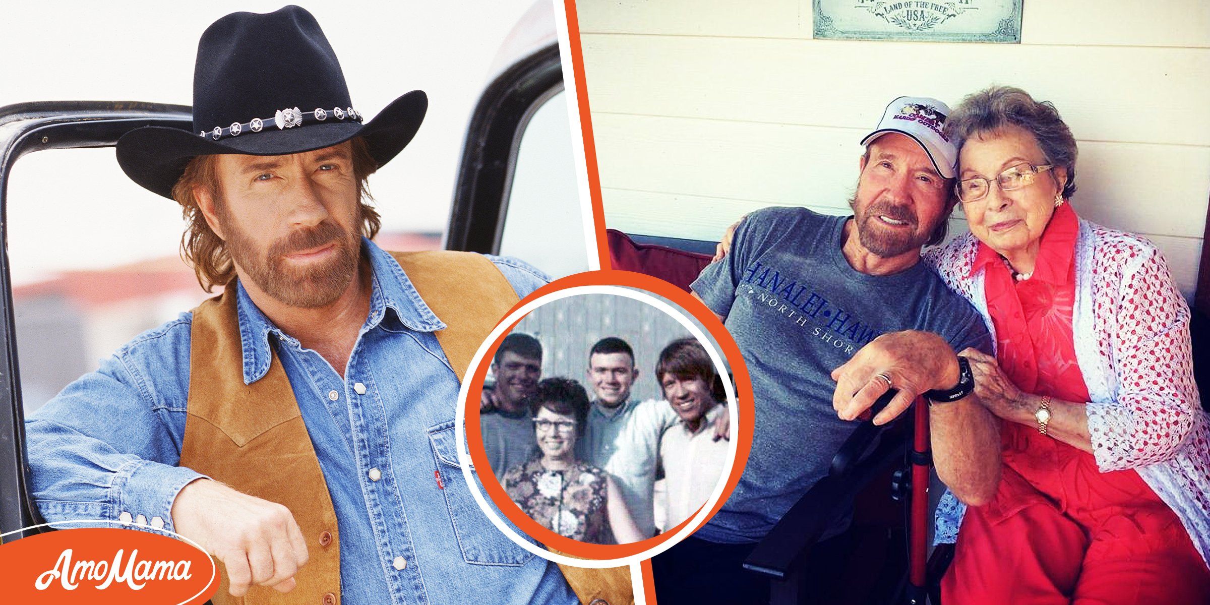 Chuck Norris honra a su mamá: ella se quedó criando a 3 hijos sola ...