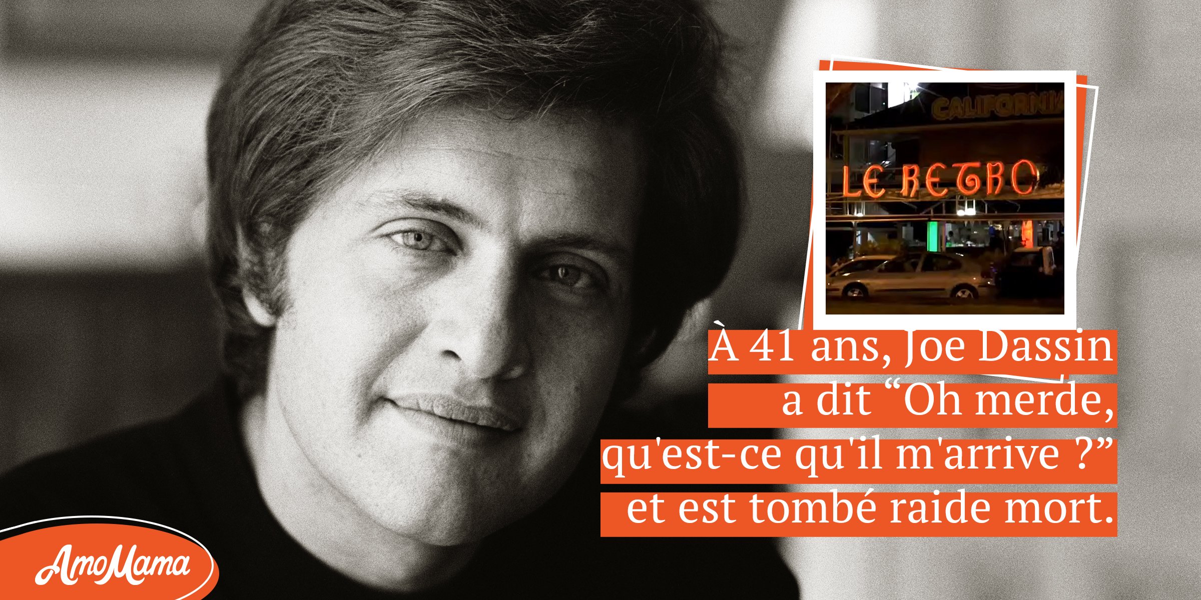 Désobéissant aux médecins, à 41 ans, Joe Dassin s'est écroulé devant ...