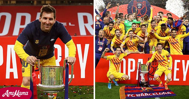 Lionel Messi gana la Copa del Rey como capitán del Barcelona y no ...