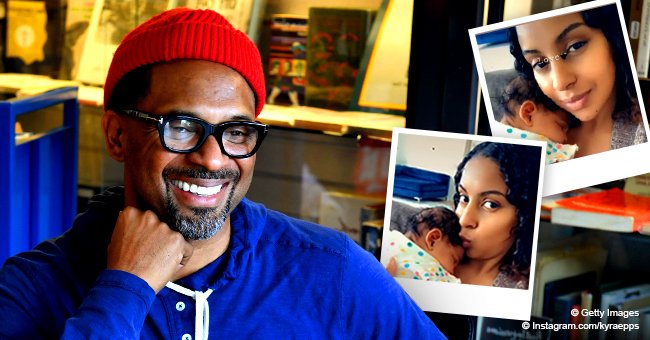 Mike Epps' Wife Kyra Cuddles Their Newborn Daughter Indiana Amid ...