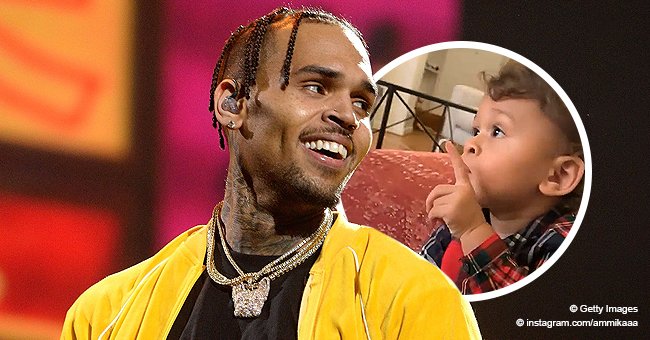 Chris Brown's Son Aeko Warms Hearts Pointing Out His Favorite TV ...