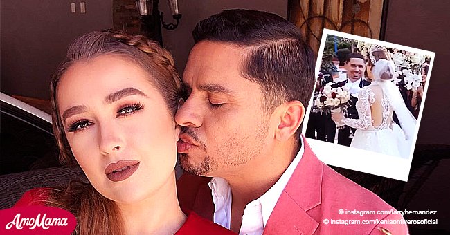 Larry Hernández comparte imágenes inéditas de su lujosa boda con Kenia ...