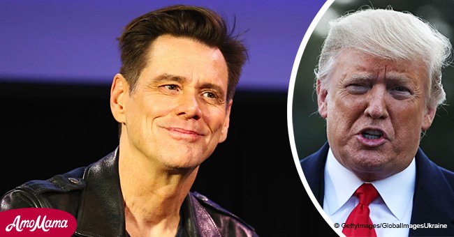 Jim Carrey shares a bizarre cartoon of Trump’s ‘birth’ calling it the ...