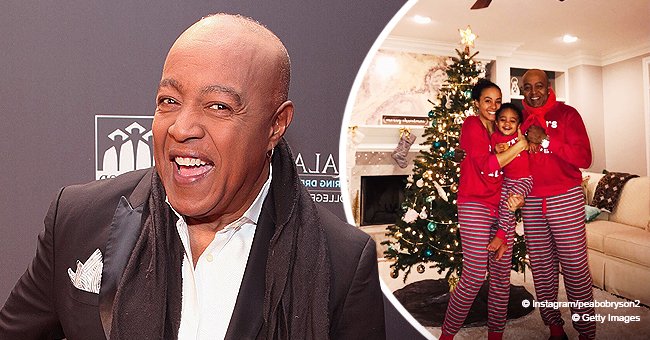 Peabo Bryson, His Wife Tanya & Their Little Son Robert Posed in ...