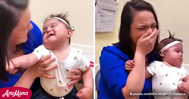 Deaf Baby with Rare Condition Hears Mom’s Voice for the First Time ...