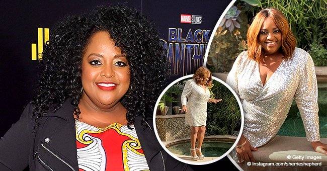 Sherri Shepherd Displays Toned and Strong Legs in a Sequined Mini Dress ...