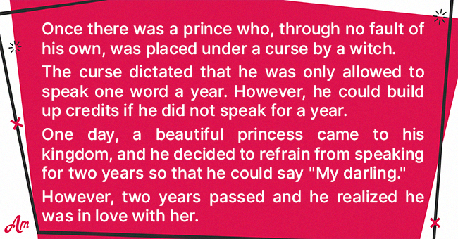 Daily Joke: A Prince Allowed to Speak One Word a Year Wants to Marry a ...