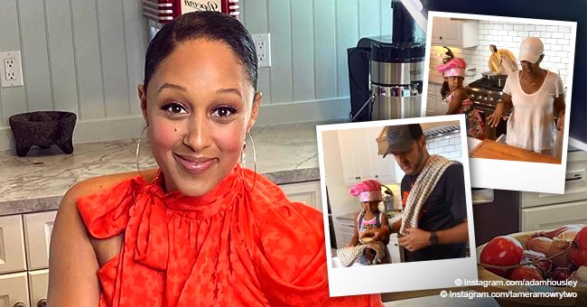 See What Tamera Mowry Cooked up with Husband Adam and Daughter Ariah in ...
