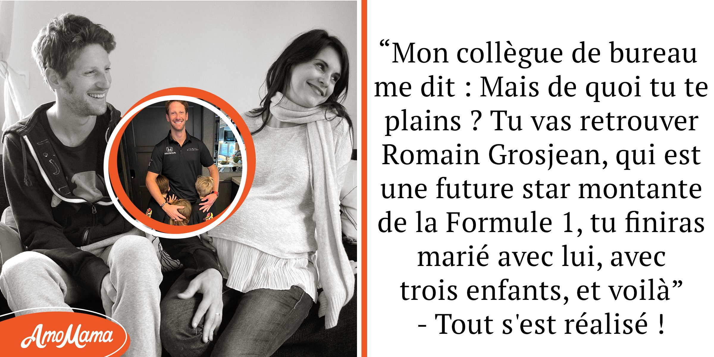 Malgré la colère du patron de Romain Grosjean suite à la grossesse de Marion Jollès, il n'a pas ...