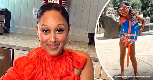 Tamera Mowry's Daughter Melts Hearts as She Strikes Pose in Swimming ...