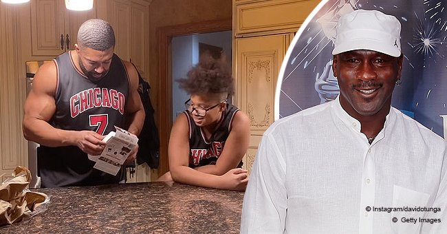 David Otunga & His Son Are Excited as They Unpack a Blu-Ray Disk of ...