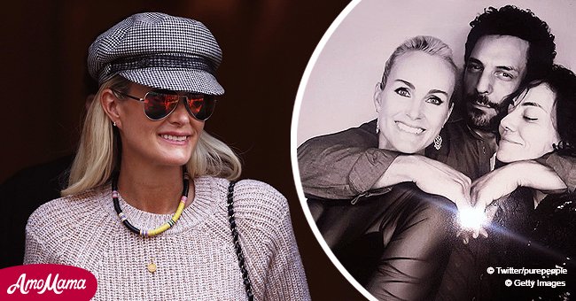Laeticia Hallyday et Pascal Balland sur des photos, ensemble à une fête