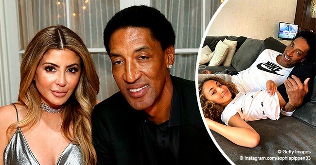Larsa & Scottie Pippen's Daughter Sophia Relaxes With Dad in New ...