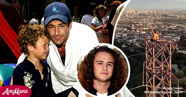 Luke Perry's Son Jack Scales Electrical Tower in the Hills outside of LA