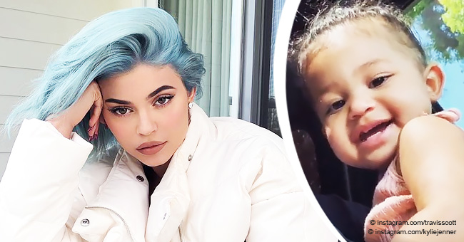 Kylie Jenner’s Daughter Stormi Copies Words Her Father, Travis Scott ...