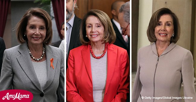 Nancy Pelosi's improbable style: she certainly nails it in her power-suits