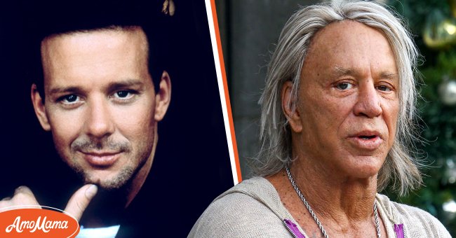 Expert Suspects Mickey Rourke Glues a Wig to His Head Though Does Not ...