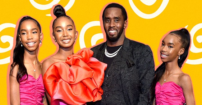 Diddy's Twins Strike Poses in Ripped Jeans, Blue T-Shirts & Sunglasses ...