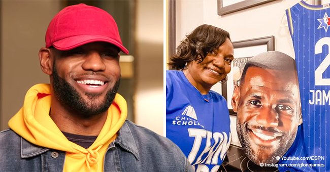 LeBron James' Mom Gloria Is His Exact Look-Alike as She Sends Him ...