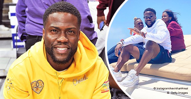 Kevin Hart Celebrated His 41st Birthday on a Yacht with His Older ...