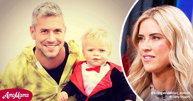 Ant Anstead Poses with Son Hudson Dressed as a Baby Vampire in ...