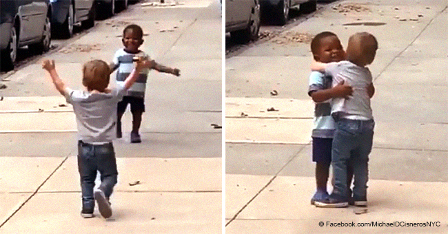 Watch: 2-Year-Old 'Besties' Running Towards Each Other to Hug Melt ...