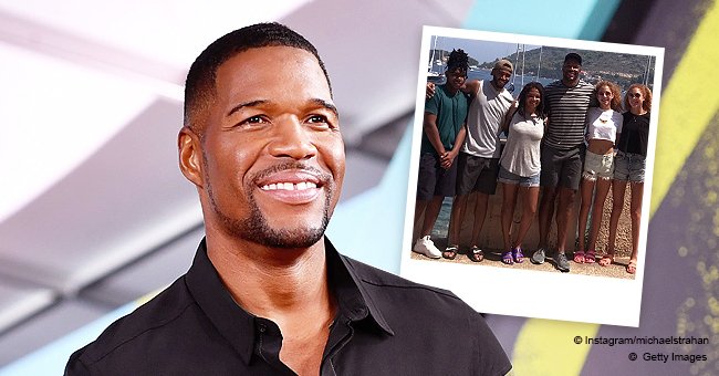 Michael Strahan Is All Smiles as He Poses with His Children in This ...