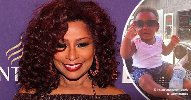 Chaka Khan's Great-grandson Adorably Poses in White Shirt and ...