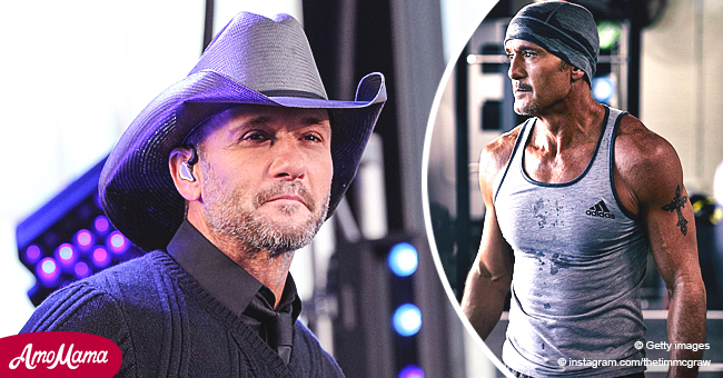 Tim McGraw Shows off His Ripped Physique in Gym Photo and His Followers ...