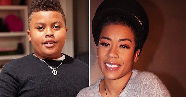 Watch Keyshia Cole Work Out While Holding Her 1-Year-Old Son Tobias in ...