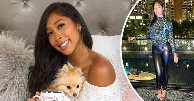 Omarion's Ex Apryl Jones Stuns as She Steps Out in Sheer Turtle Neck ...