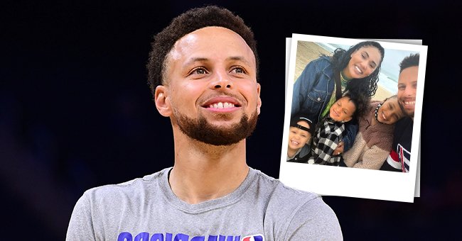 Steph Curry Poses With His Adorable Family at the Beach — Fans Think ...
