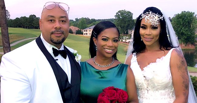 Kandi Burruss Stuns in Emerald Dress during Deelishis and Raymond ...