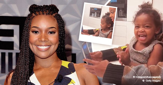Gabrielle Union's Baby Kaavia Makes Fans Laugh in a New Video as She ...