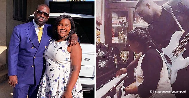 Erica Campbell's Husband Warryn Makes Music with Daughter Krista as ...