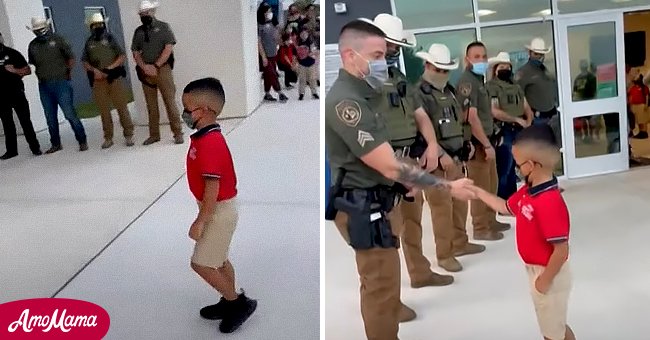 Sheriff's Deputies Escort Fallen Officer's Son to His First Day of ...