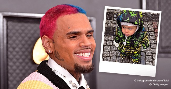 Chris Brown's Adorable Son Aeko Looks Thoughtful Sporting Colorful ...