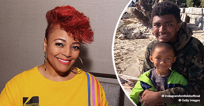 'Living Single' Star Kim Fields Shares New Photos of Her 2 Sons & They ...