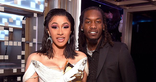 Cardi B & Offset's Daughter Kulture Poses Gracefully Wearing Dress With ...