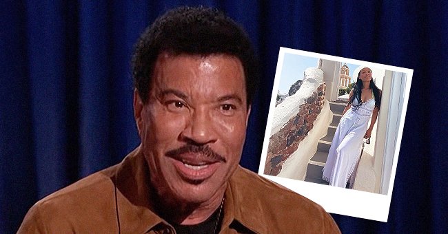 Lionel Richie's Beloved Woman Lisa Poses Barefoot in a White Dress on ...
