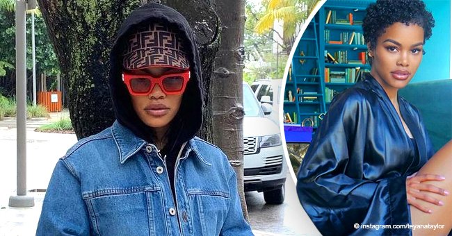 Teyana Taylor Rocks Her Natural Afro as She Puts on a Leggy Display in ...