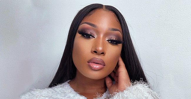 Megan Thee Stallion Shows off Cool Makeup by Priscilla Ono with Golden ...