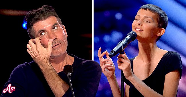AGT: Simon Cowell Is Mesmerized by Cancer-Stricken Singer with 2 ...