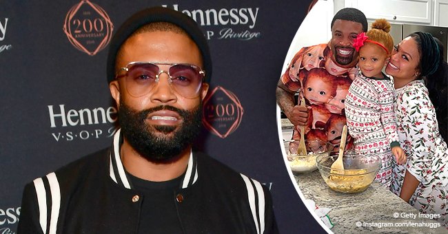 RL Huggar Smiles with His Wife Lena & Ginger-Haired Daughter Rory in a ...