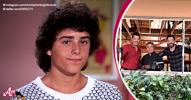 Christopher Knight Poses with ‘Property Brothers’ during the ‘Brady ...